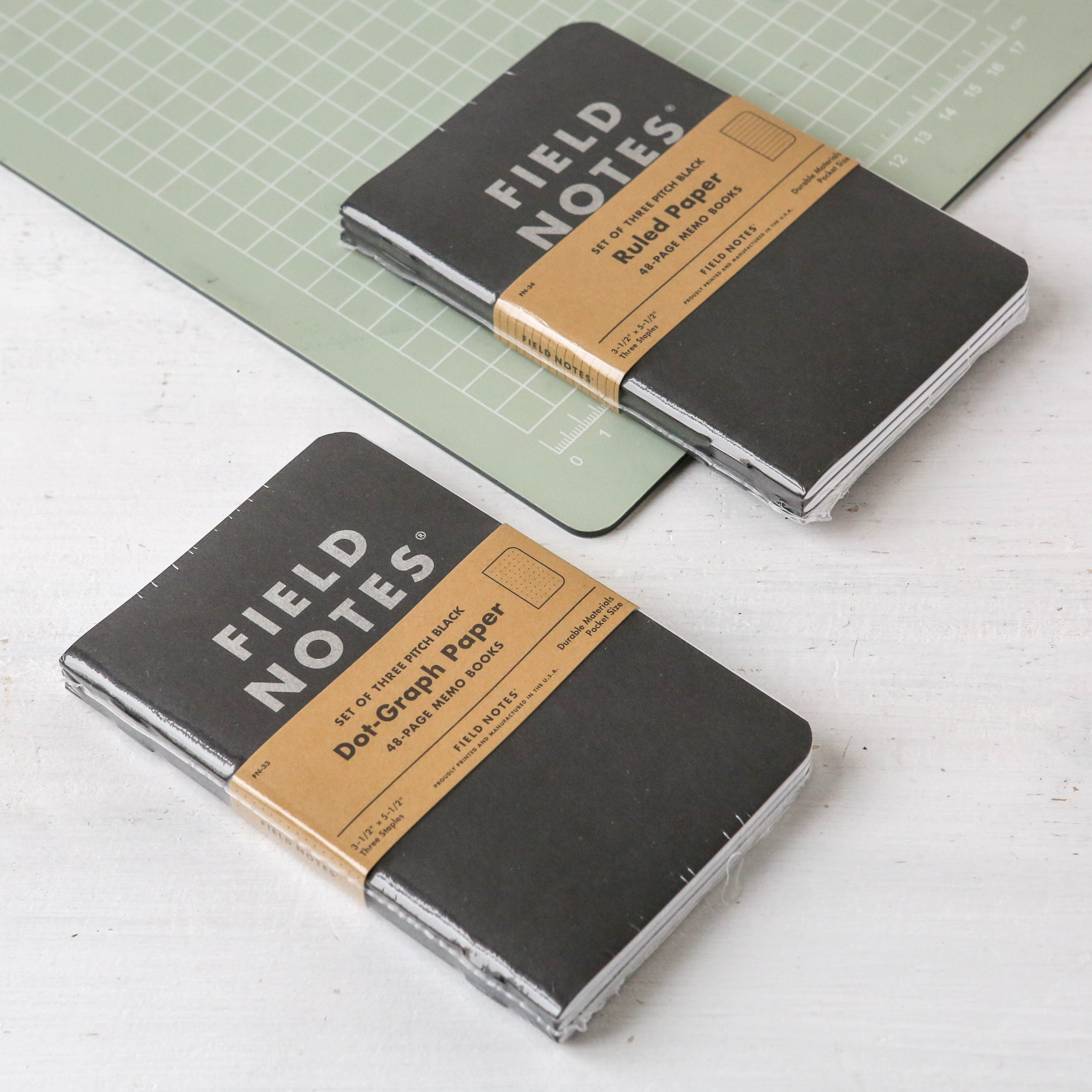 Field Notes 3-Pack - Pitch Black – Berylune
