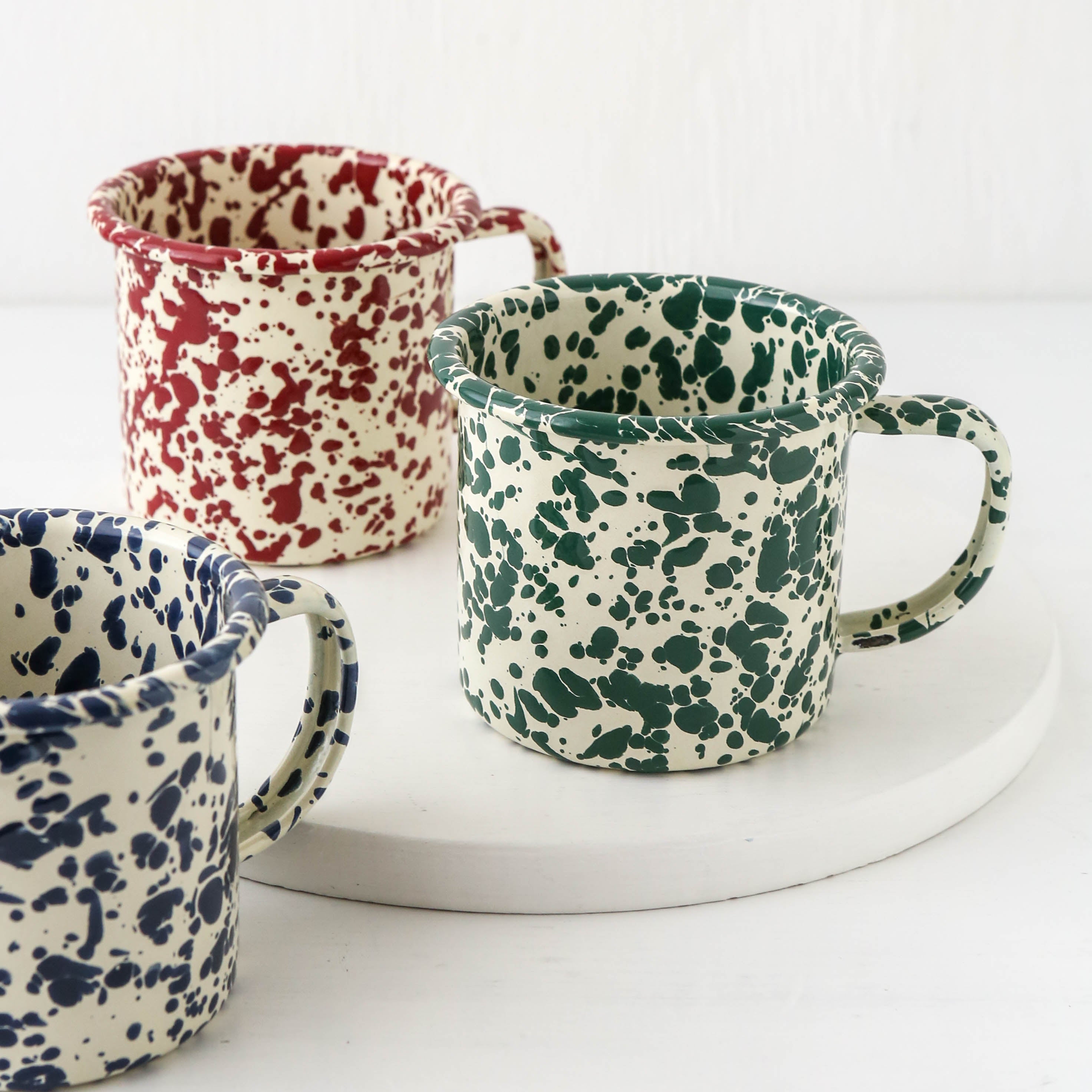 Splatter Enamel 12oz Enamel Mug – Berylune