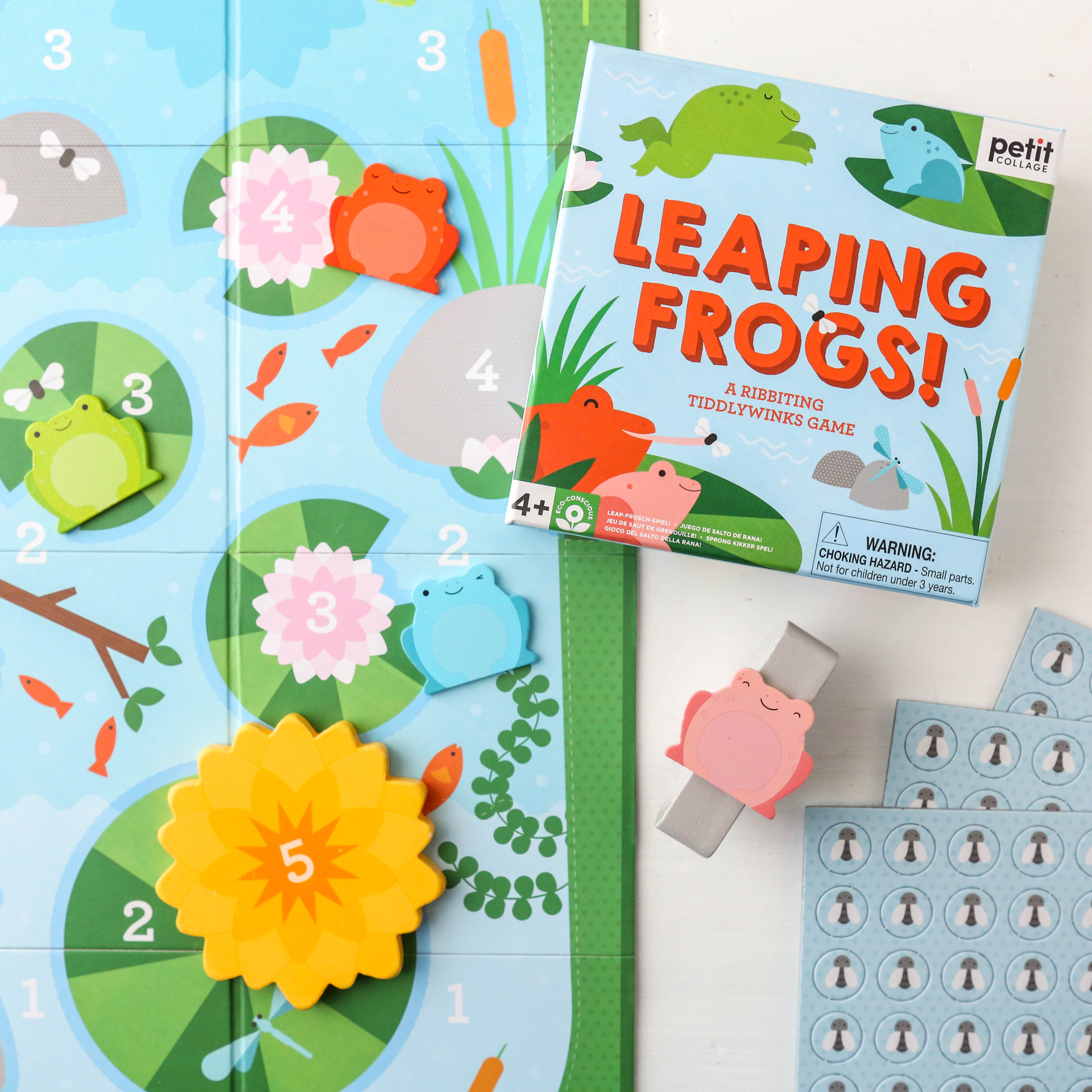 Leaping Frogs! Tiddlywinks Game – Berylune