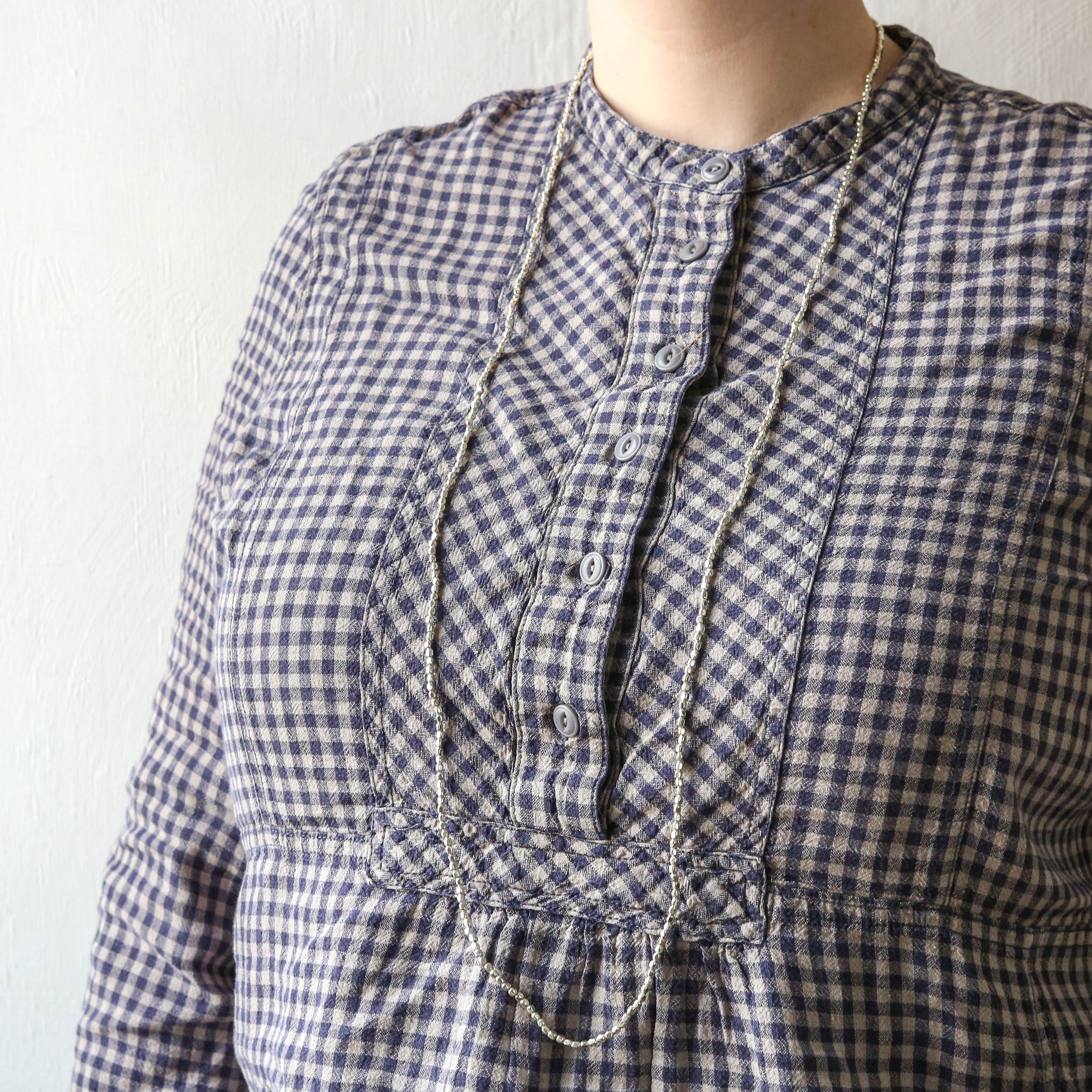 Silver Tone Strand of Metal Seed Beads - Long – Berylune