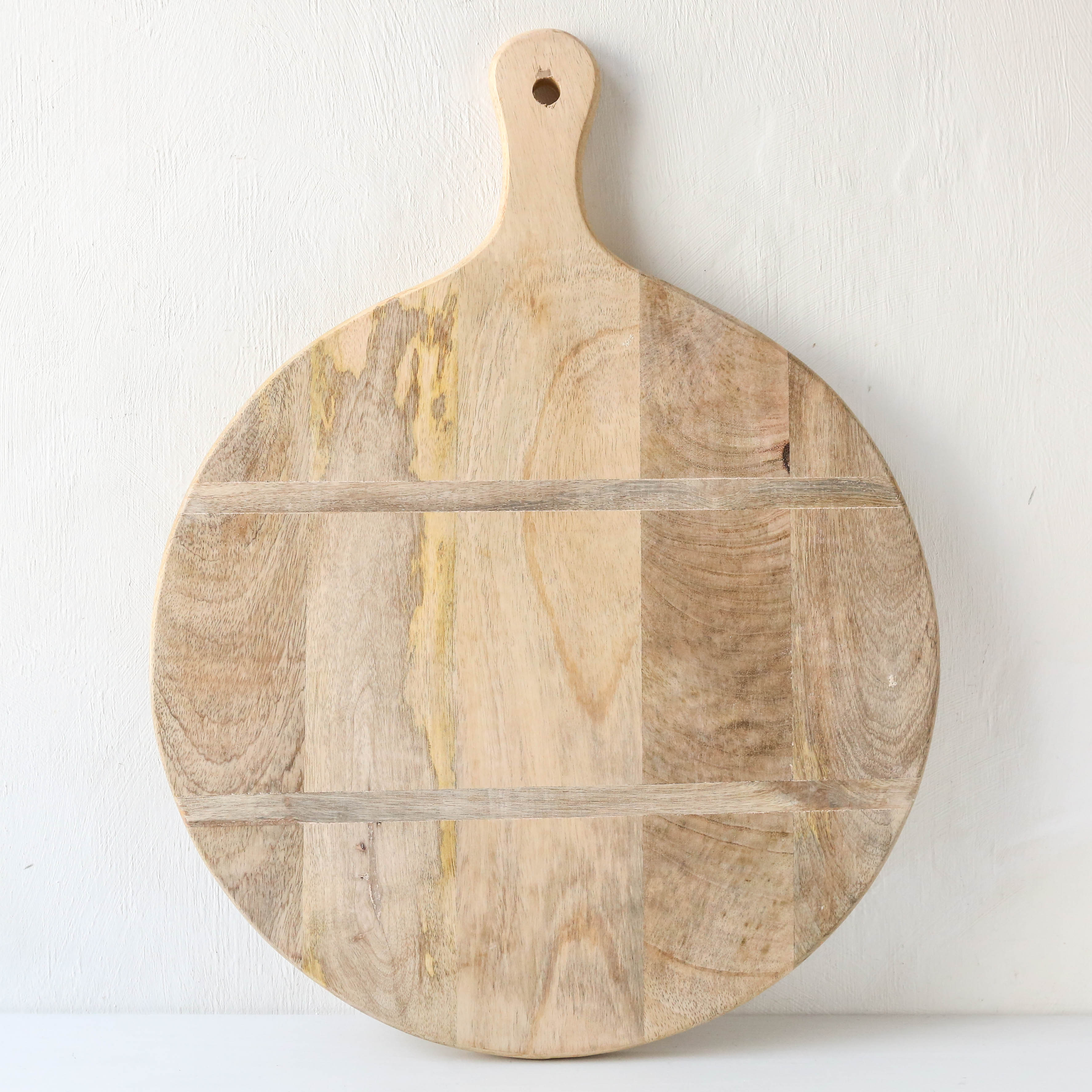 Large Round Mango Wood Chopping Board – Berylune