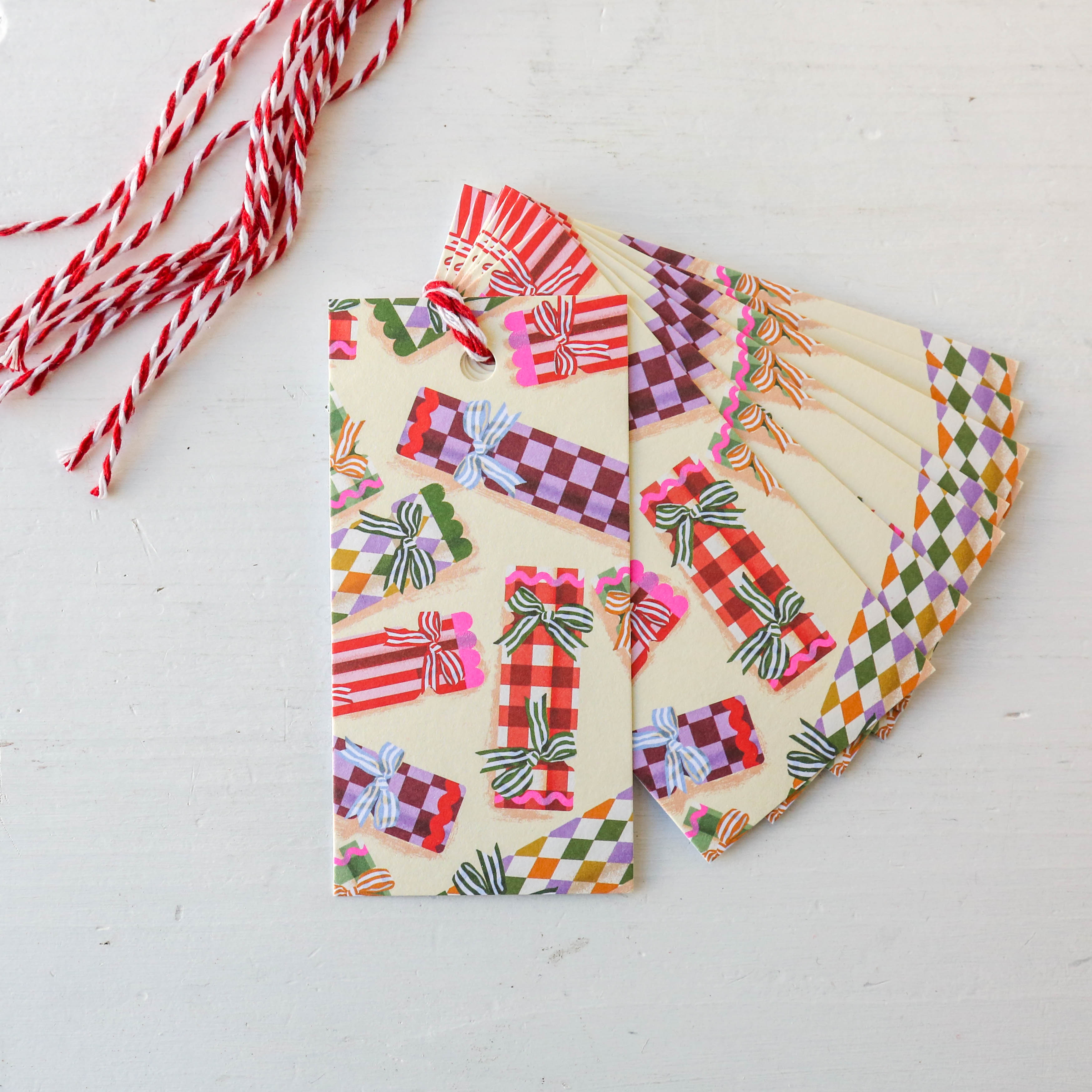 Pack of 10 Christmas Cracker Gift Tags – Berylune