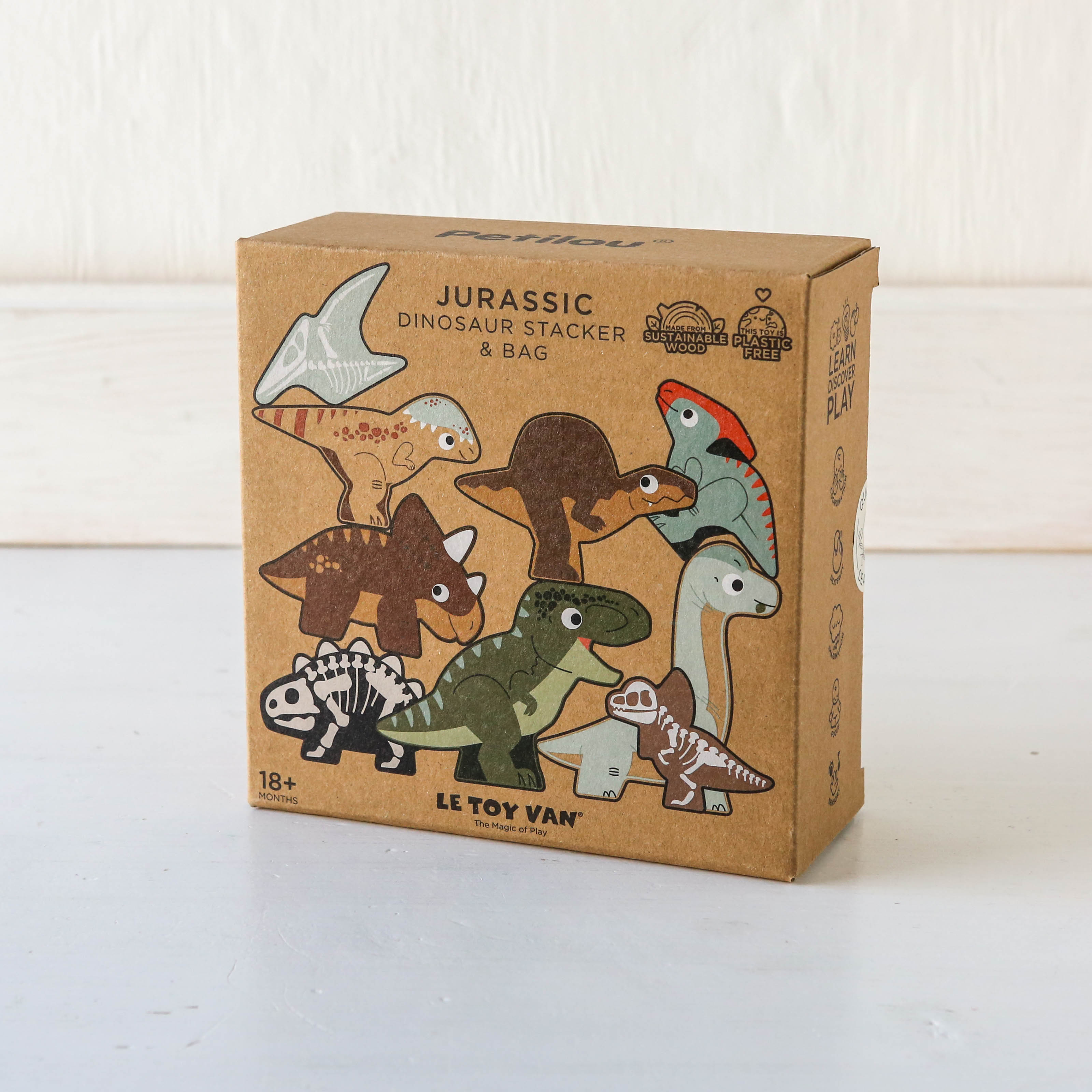 Wooden Jurassic Stacking Dinosaurs – Berylune