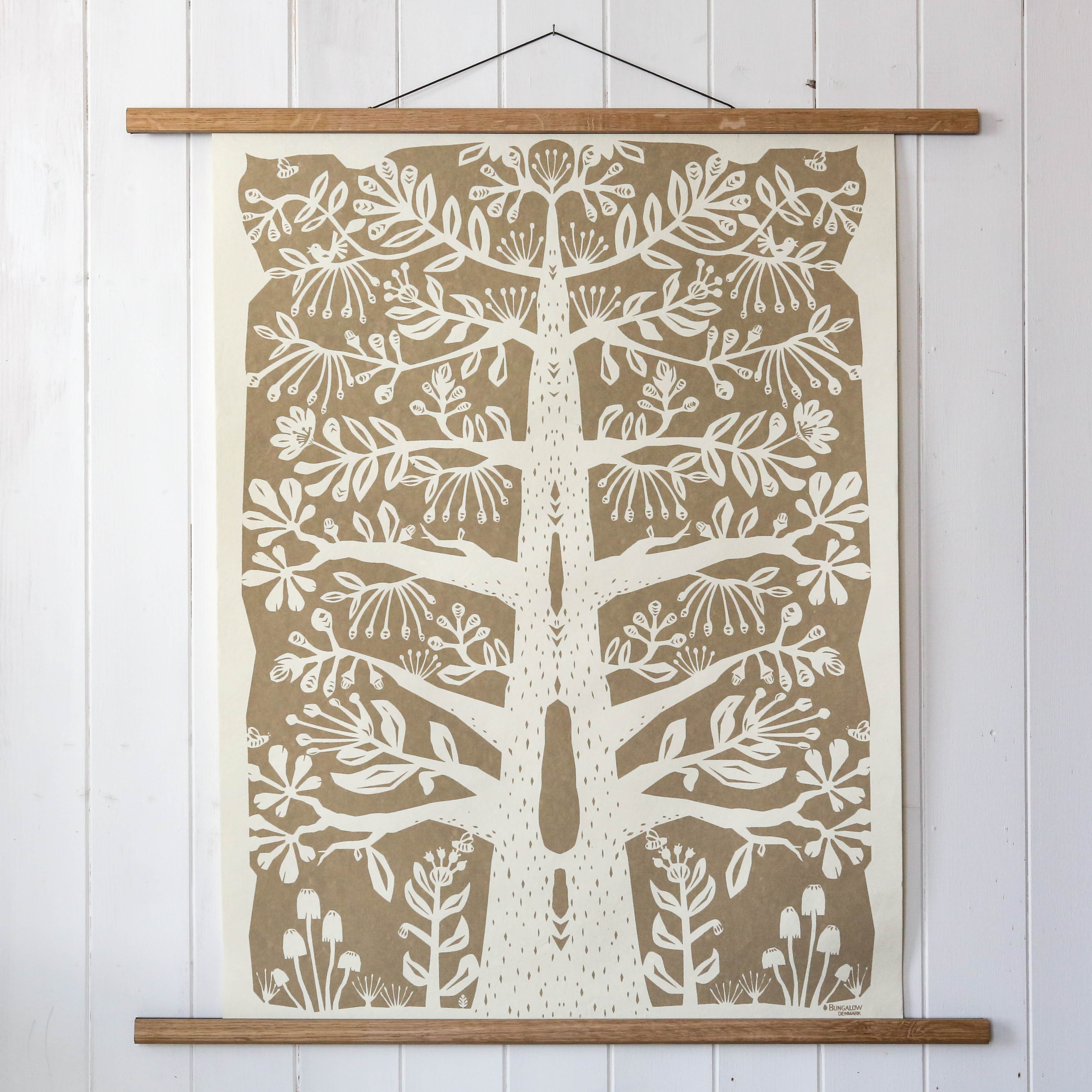 Large Papercut Tree Poster Print – Berylune