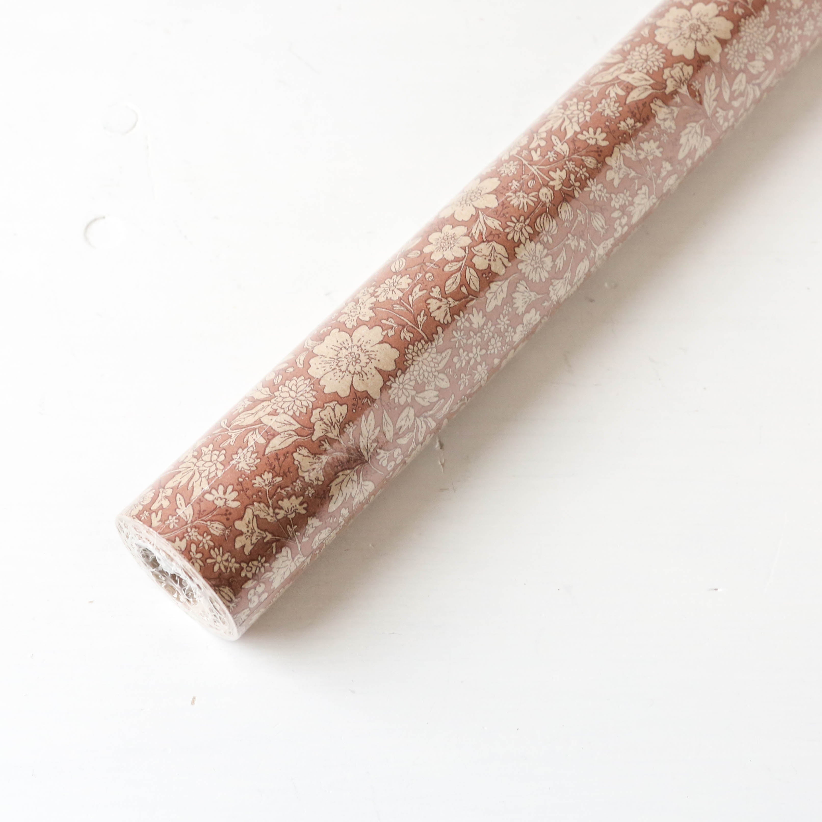 10m Floral 'Blossom Rose' Design Paper Gift Wrap Roll – Berylune