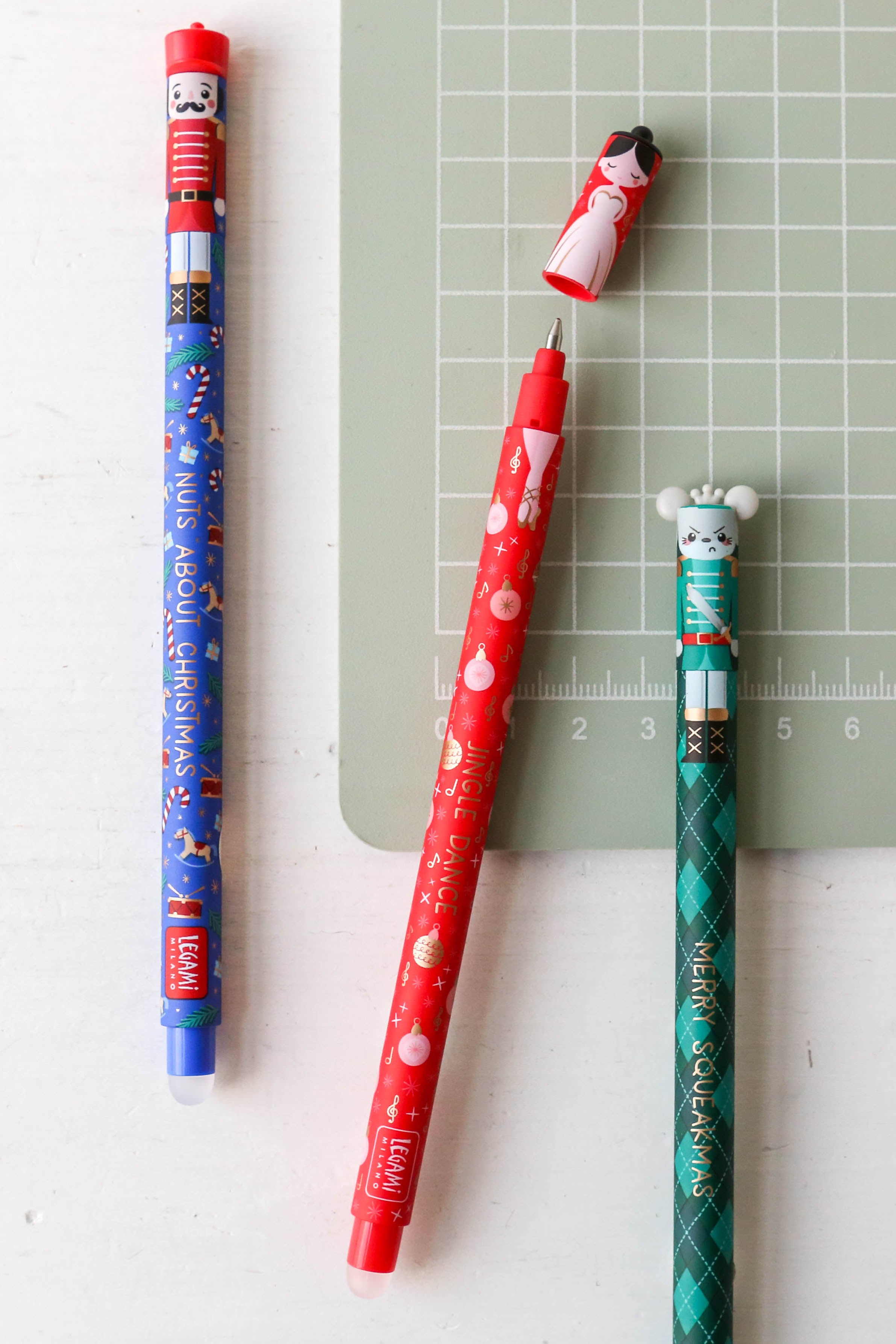 Christmas Nutcracker Erasable Gel Pen – Berylune