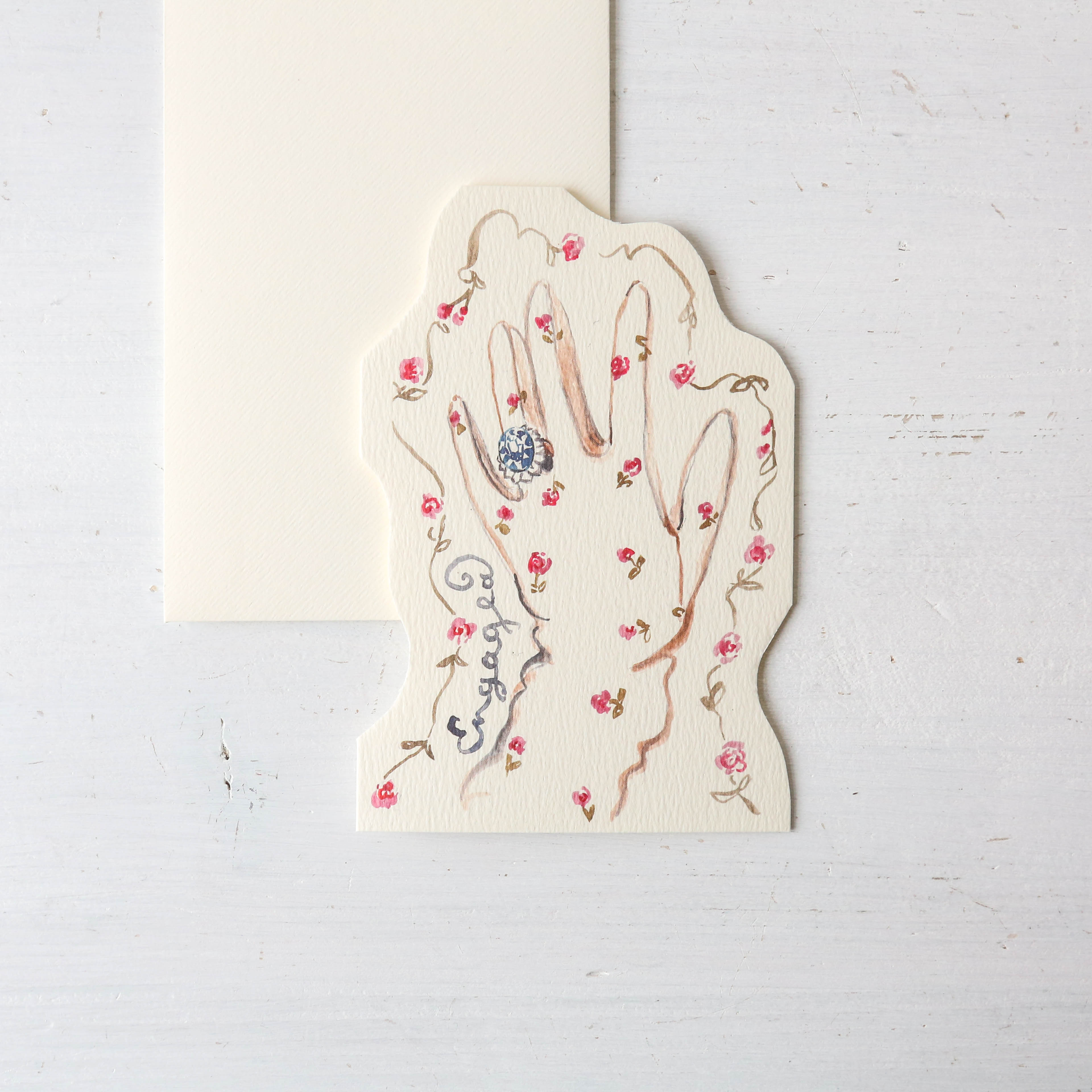 Engaged Perfection Hand-Cut Card – Berylune