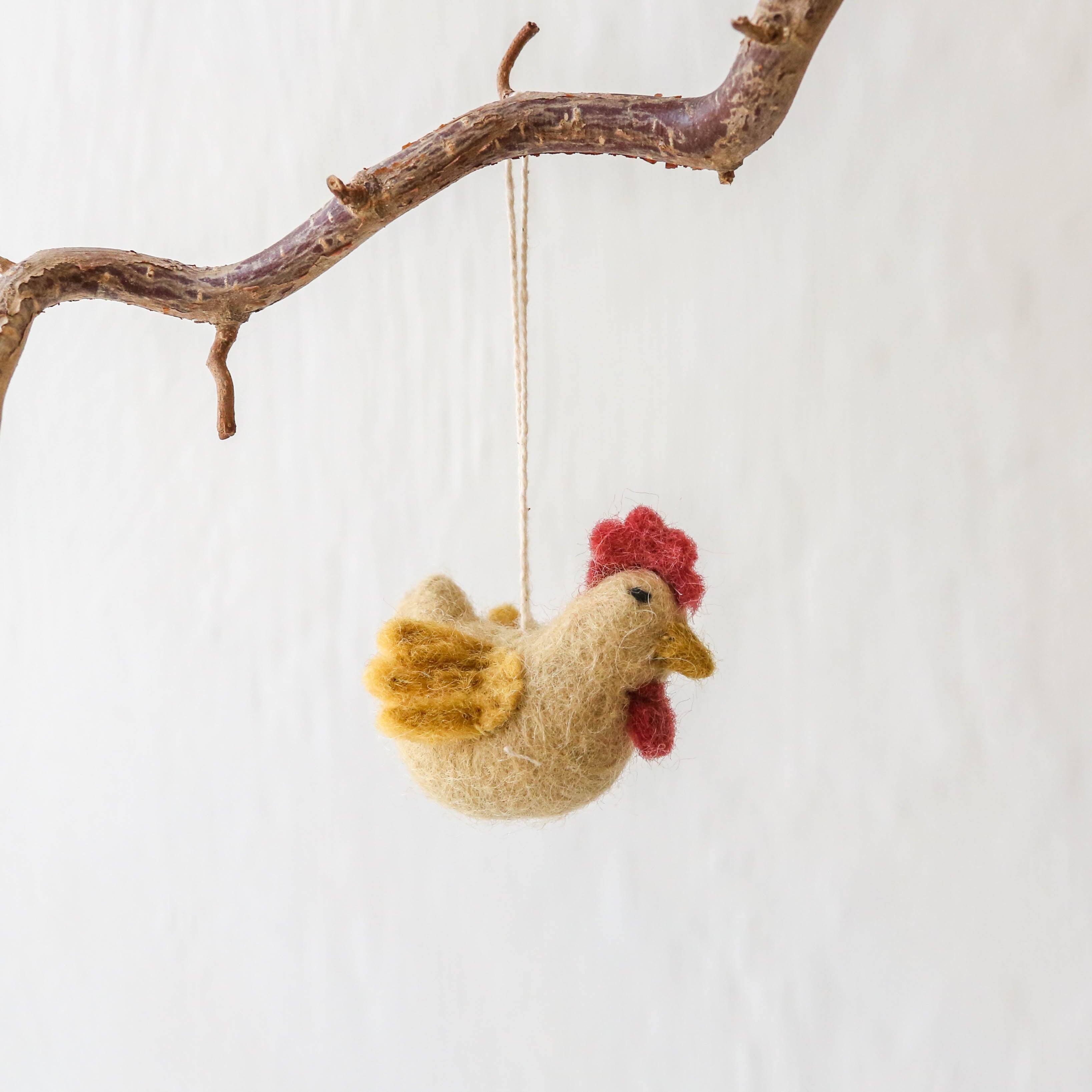 Felt Rooster Hanging Decoration – Berylune