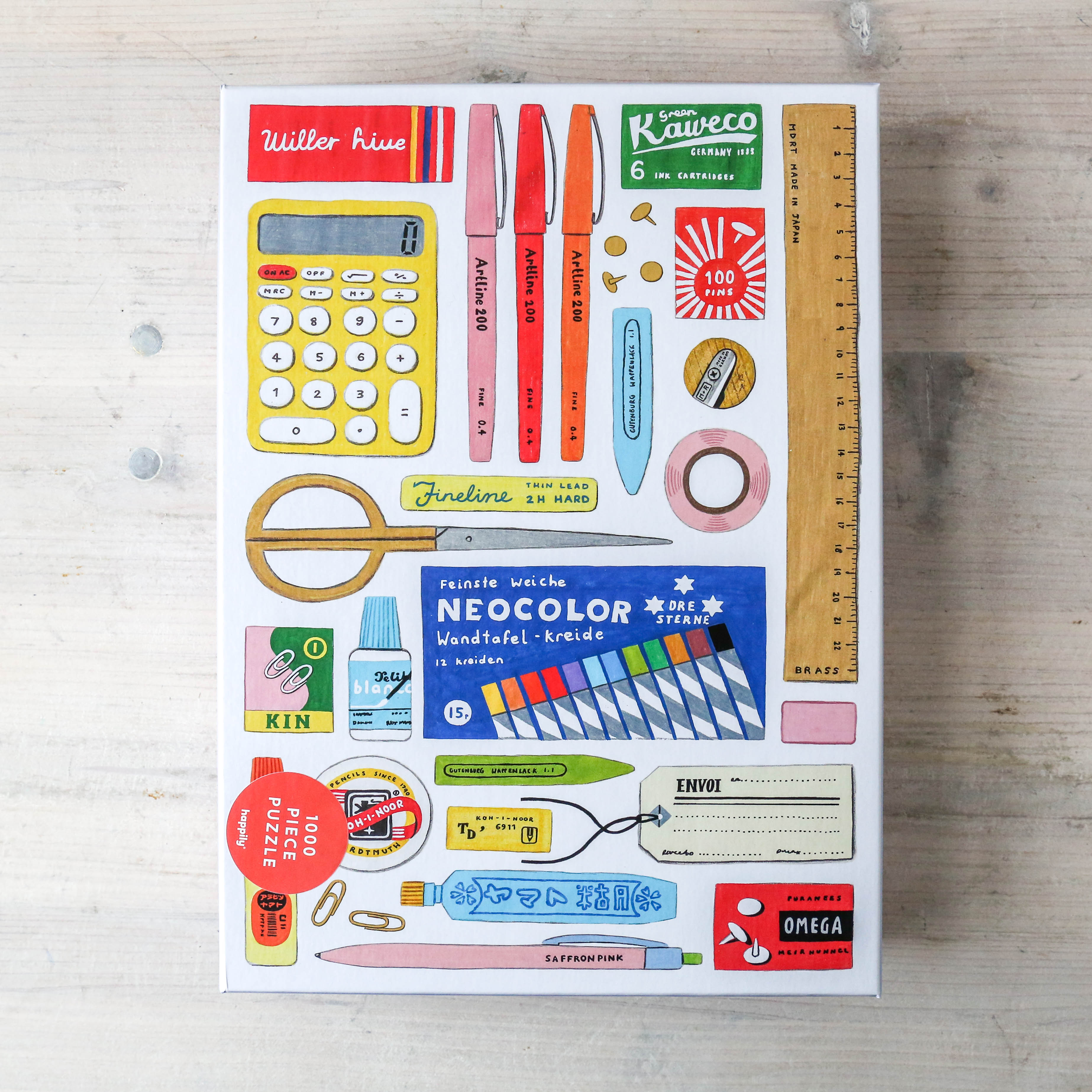 Stationery 1000 Piece Jigsaw Puzzle – Berylune