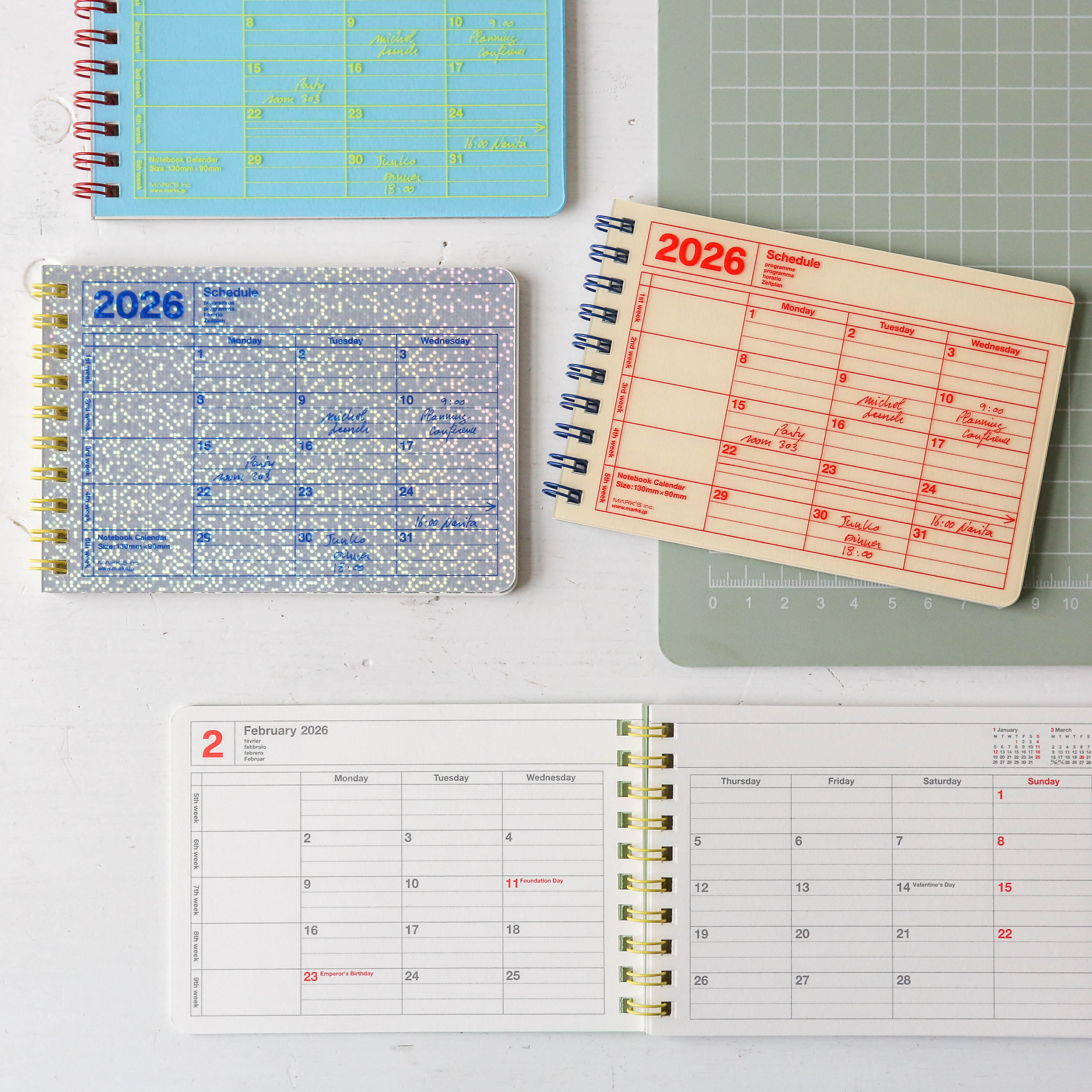 2026 XS Notebook Calendar – Berylune