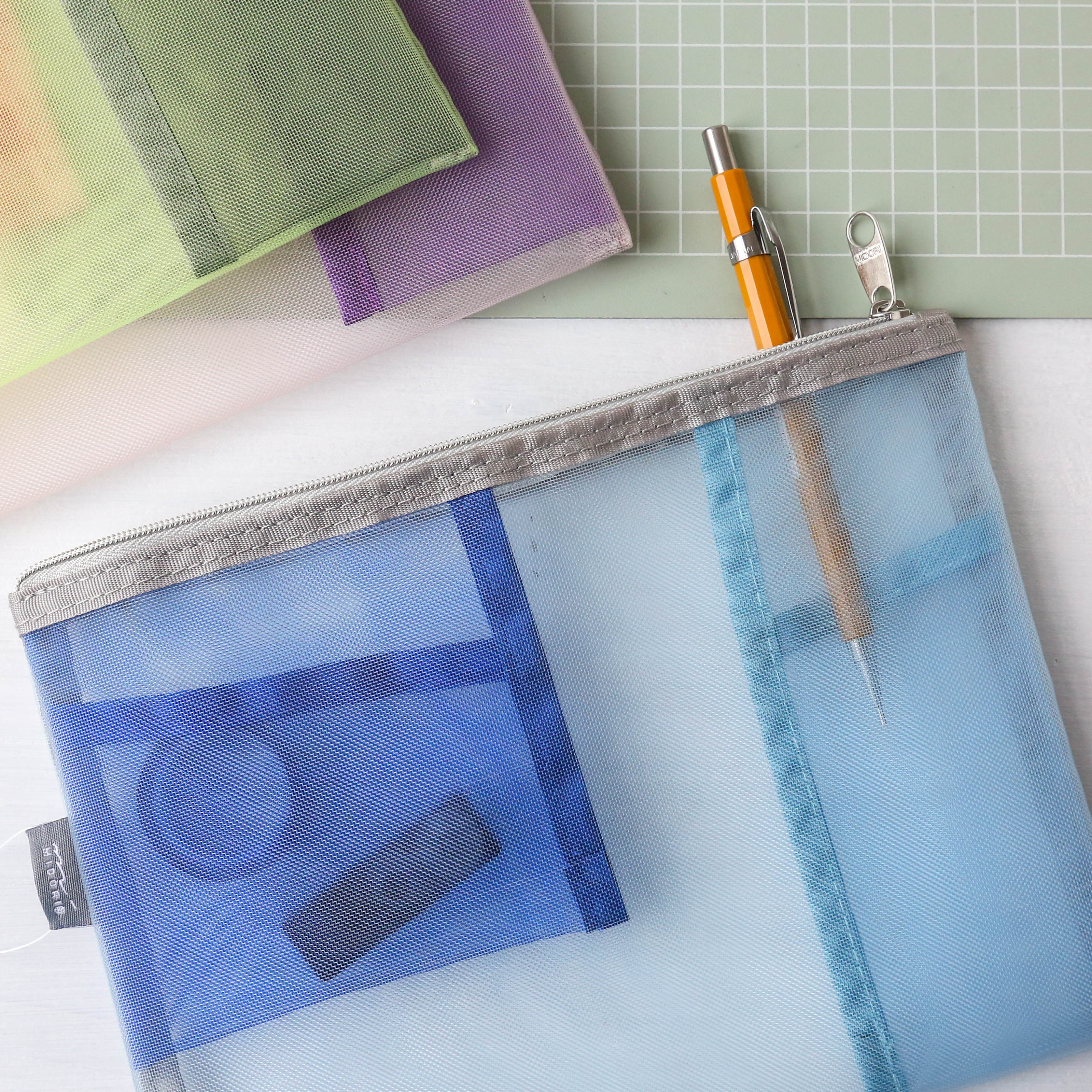Midori Mesh Pen and Tool Pouch – Berylune
