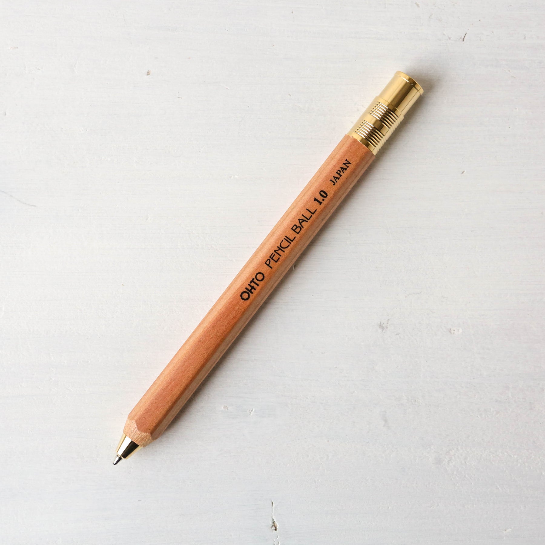 Ohto Pencil Ball 1mm Ballpoint Pen - Natural – Berylune