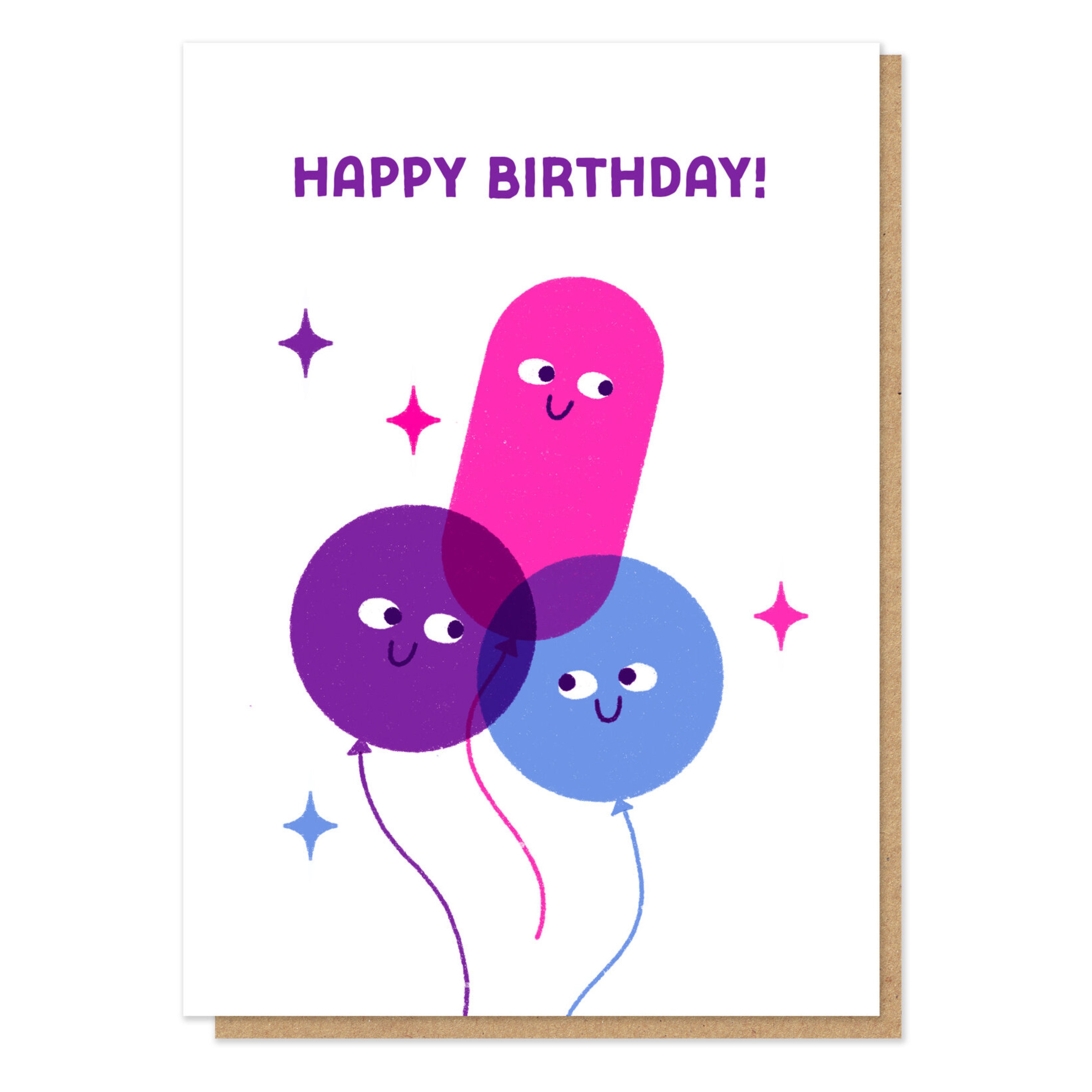 Willy Balloons Letterpress Card – Berylune