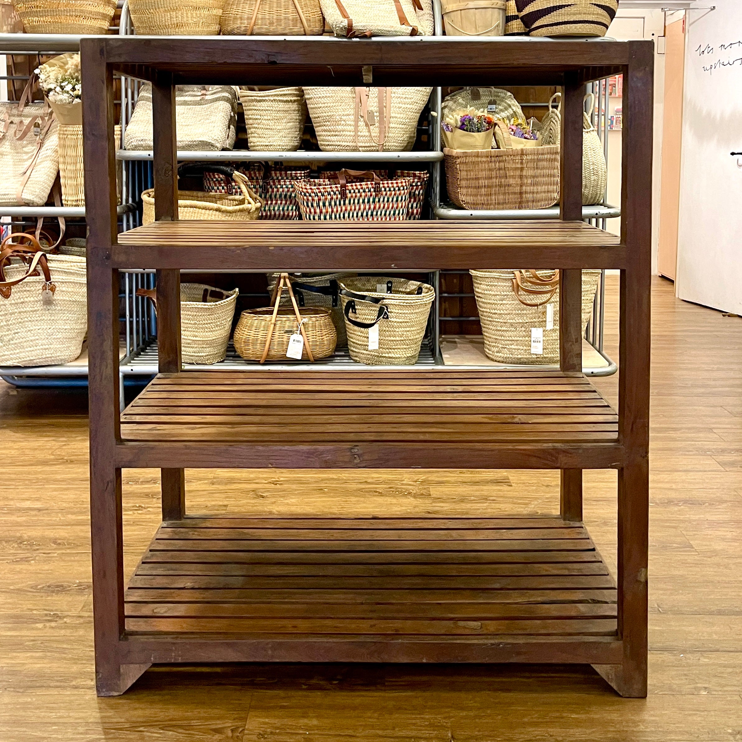 Deep Slatted Shelf Unit - LOCAL PICKUP/LOCAL DELIVERY – Berylune