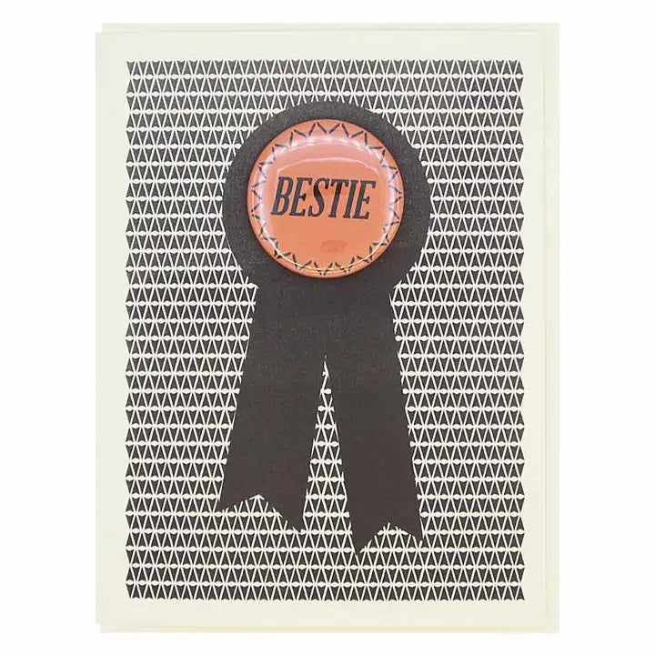 'Bestie' Birthday Badge Card – Berylune