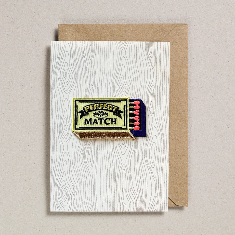 Perfect Match Patch Greetings Card – Berylune
