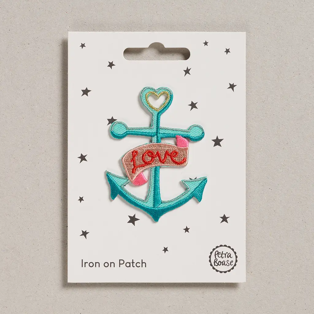 Love Anchor Iron-On Patch – Berylune