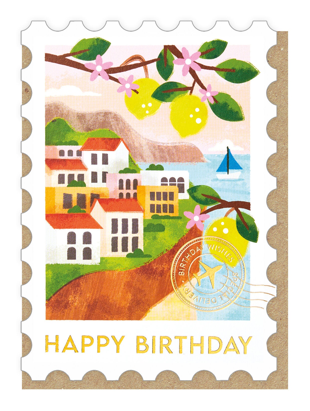Italian Riviera Stamp Card – Berylune