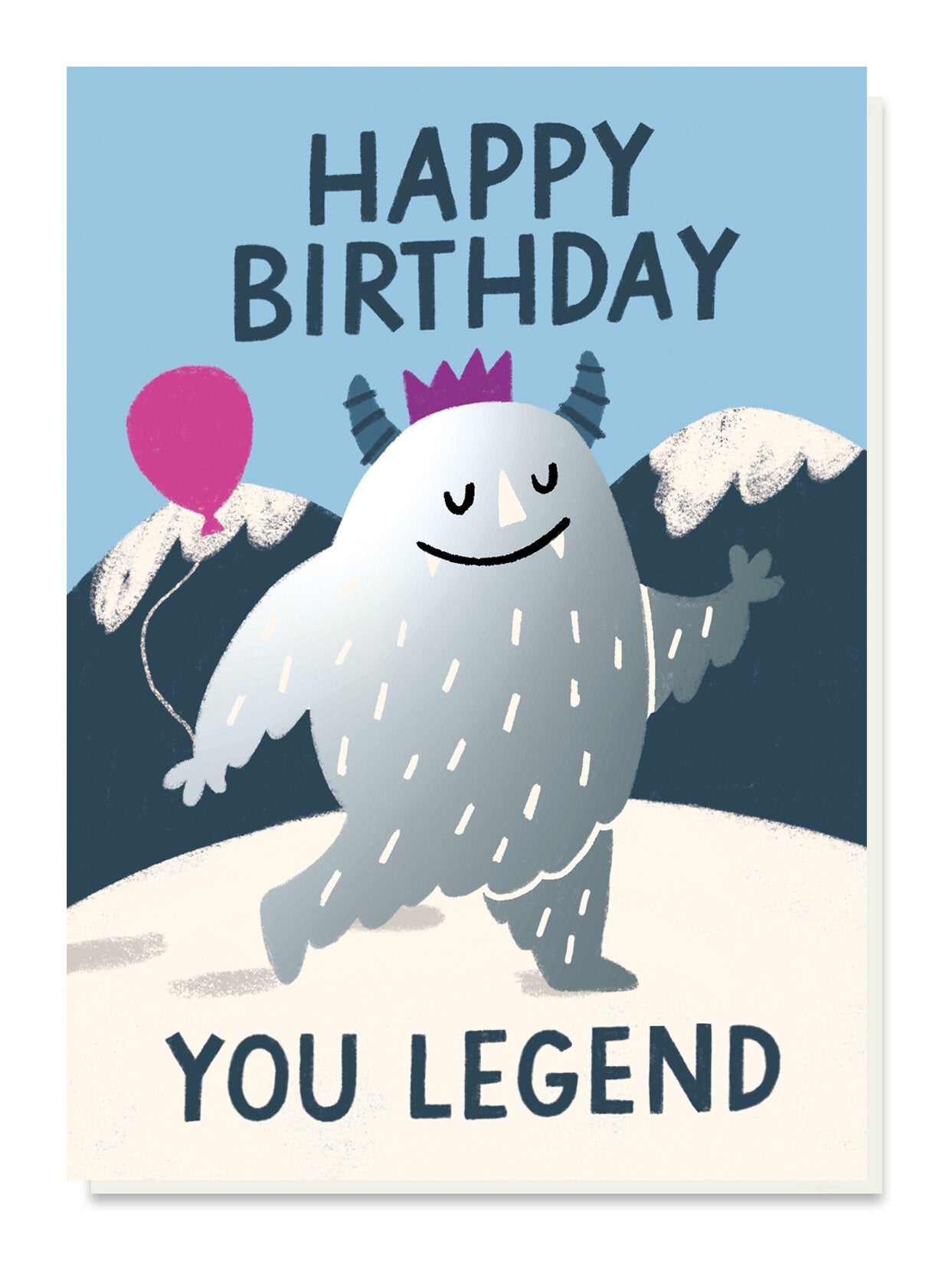 Birthday Yeti Card – Berylune