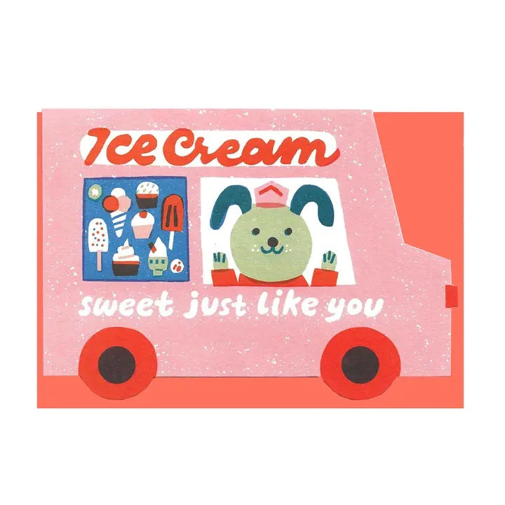 Ice Cream Van Die Cut Card – Berylune