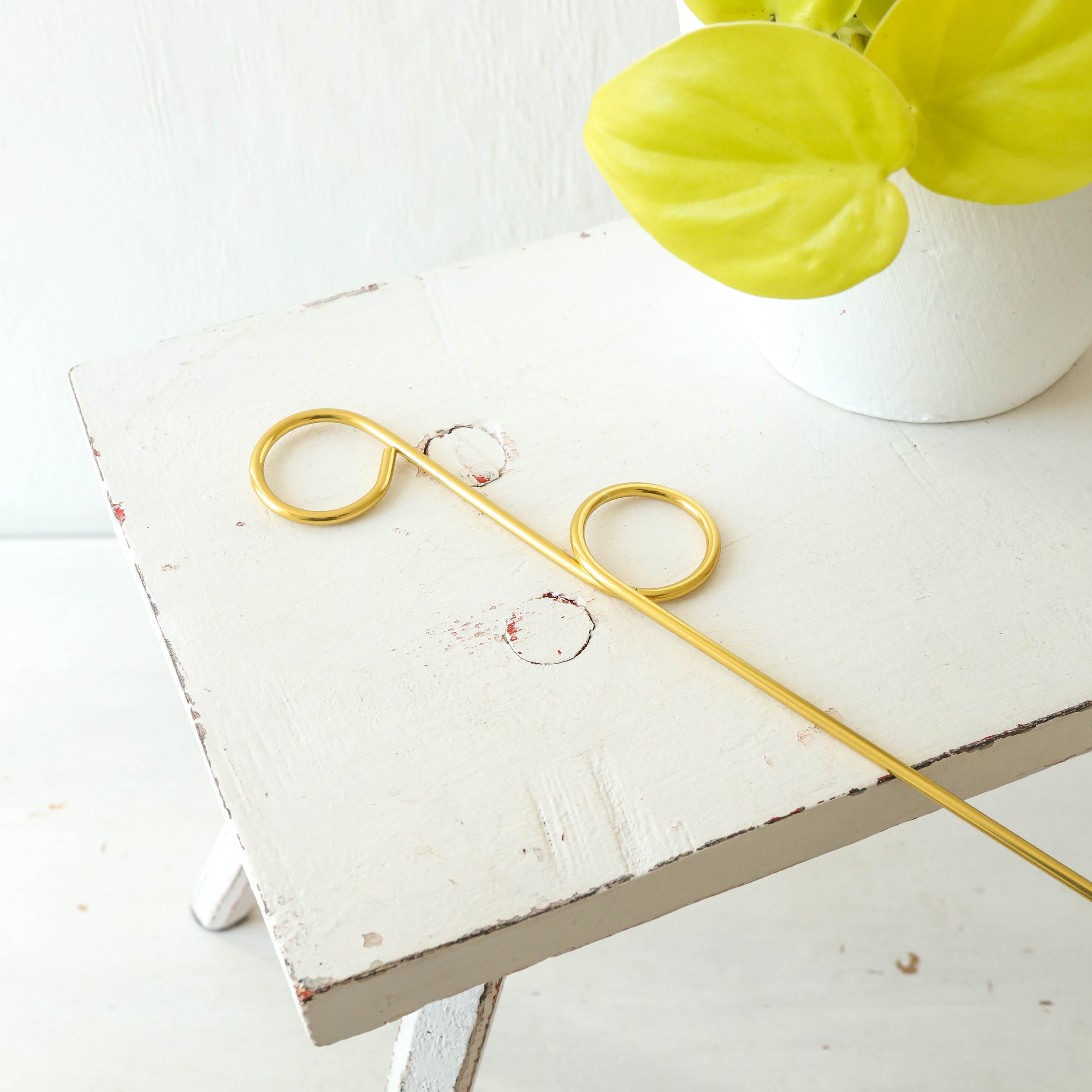 Mini Golden Plant Stake - Perch – Berylune