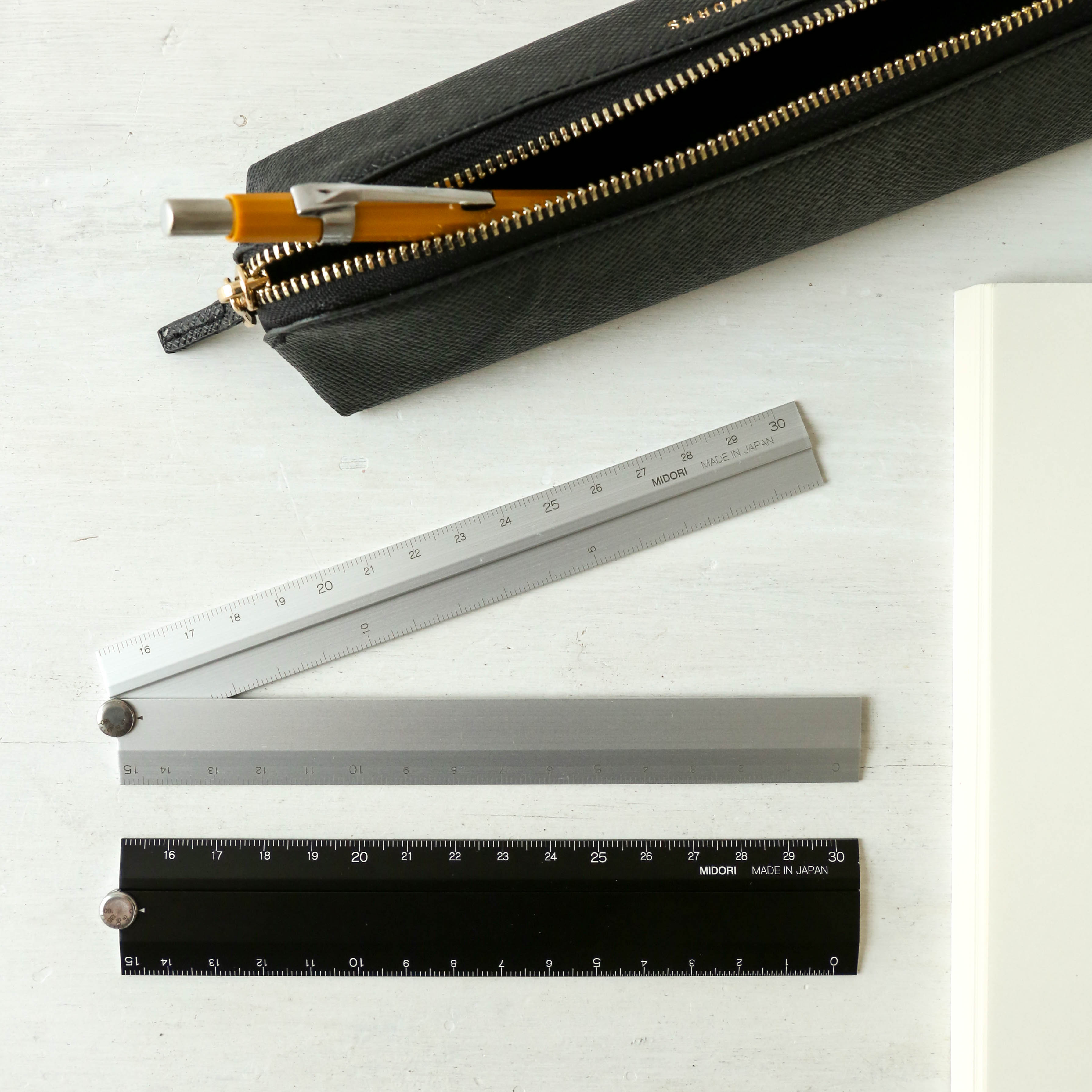 Midori Aluminium Folding Multi Ruler – Berylune