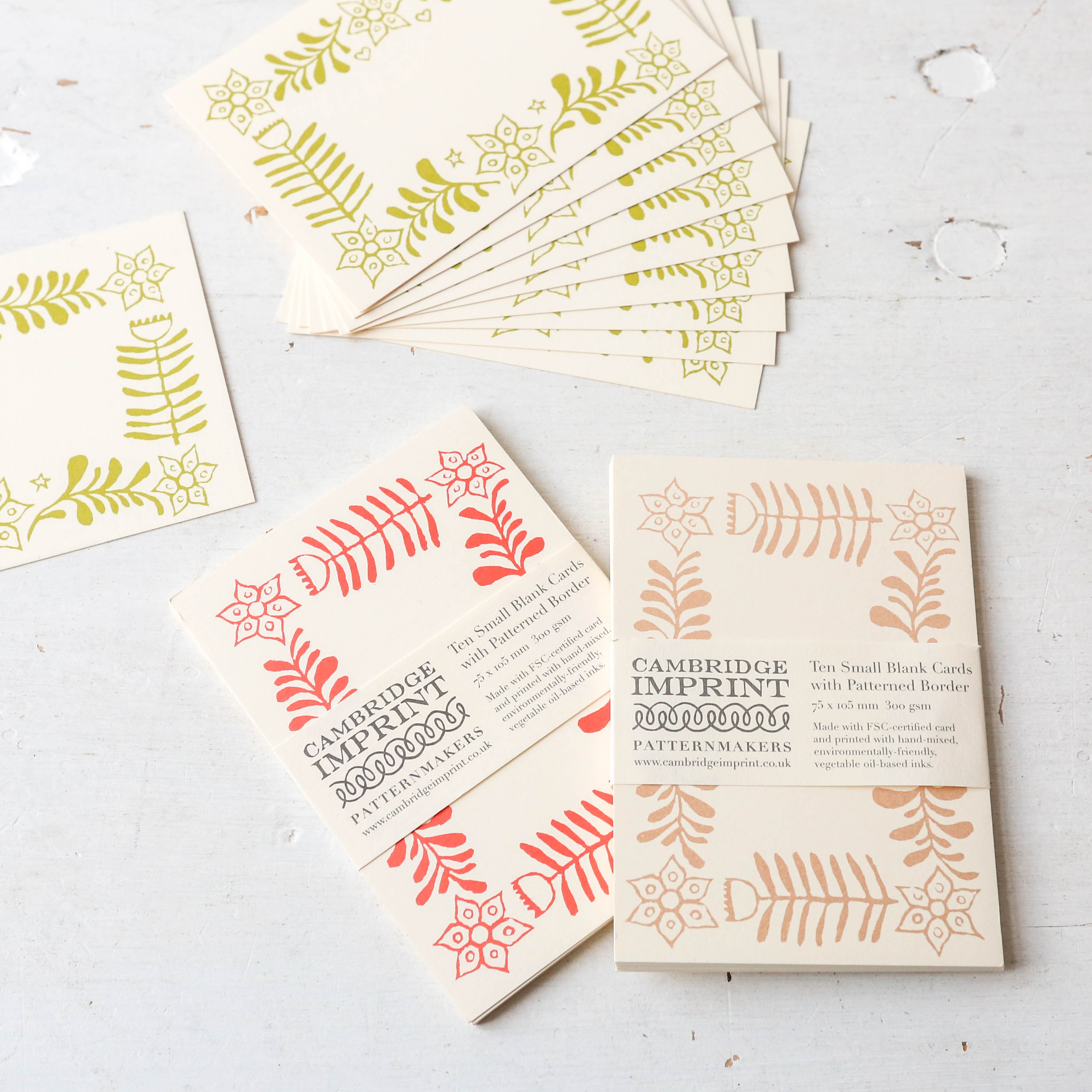 10 Small Cards With A Patterned Border – Berylune