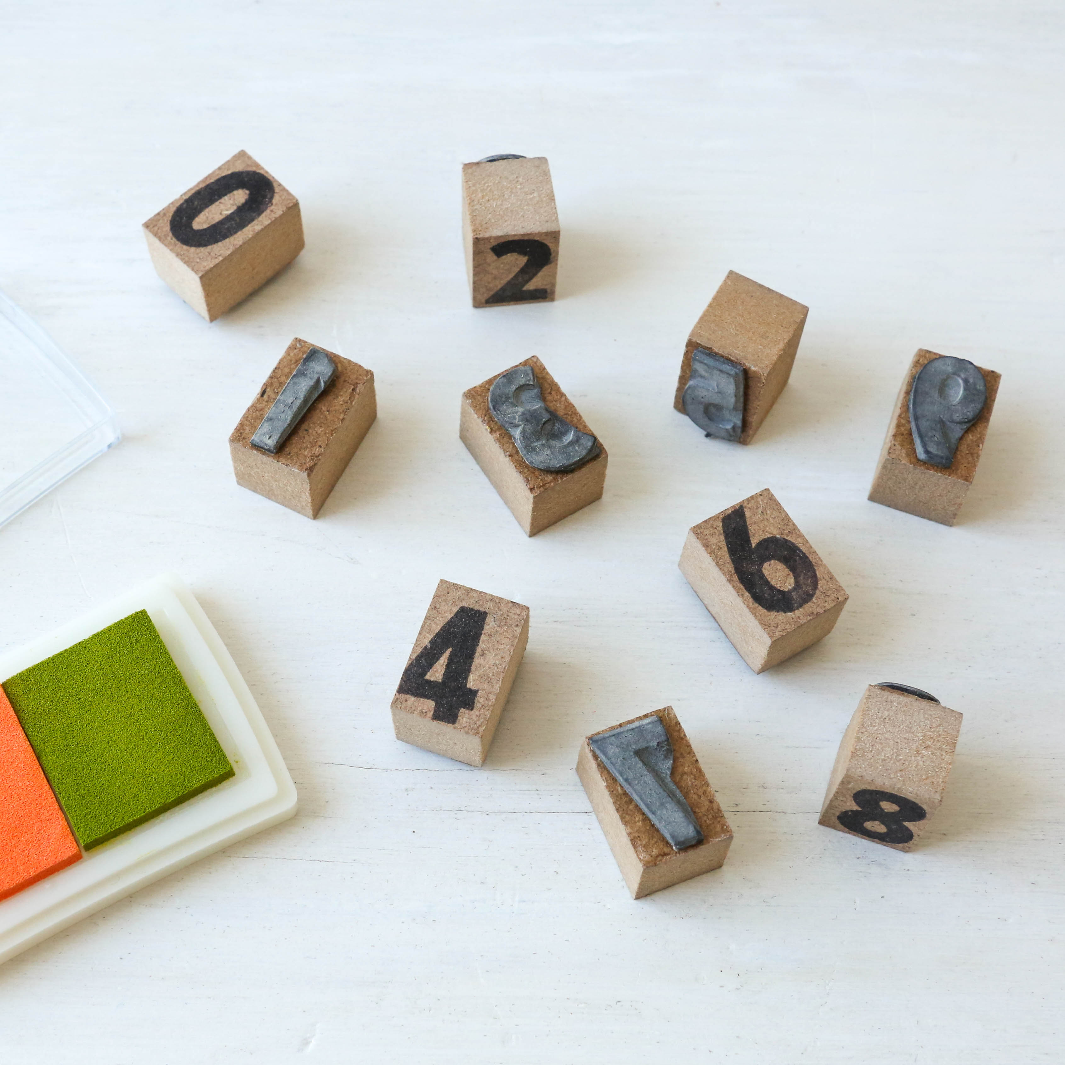 Rustic Number Stamp Set – Berylune