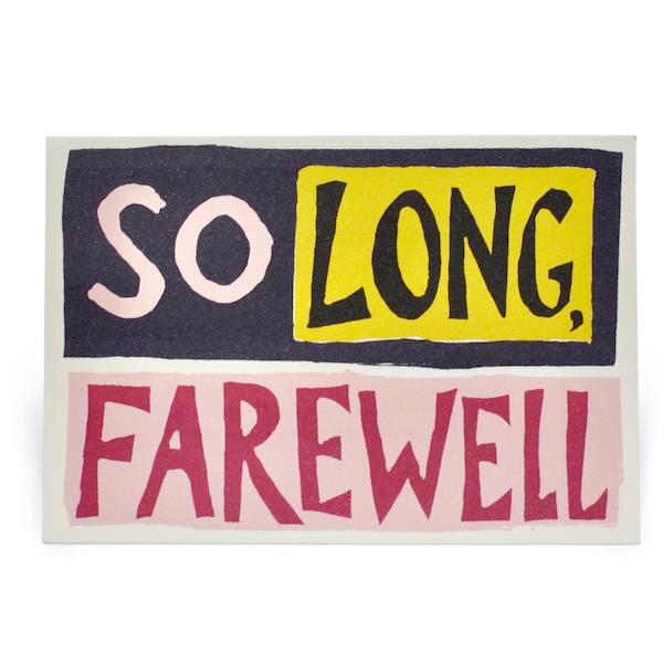 So Long, Farewell Card – Berylune